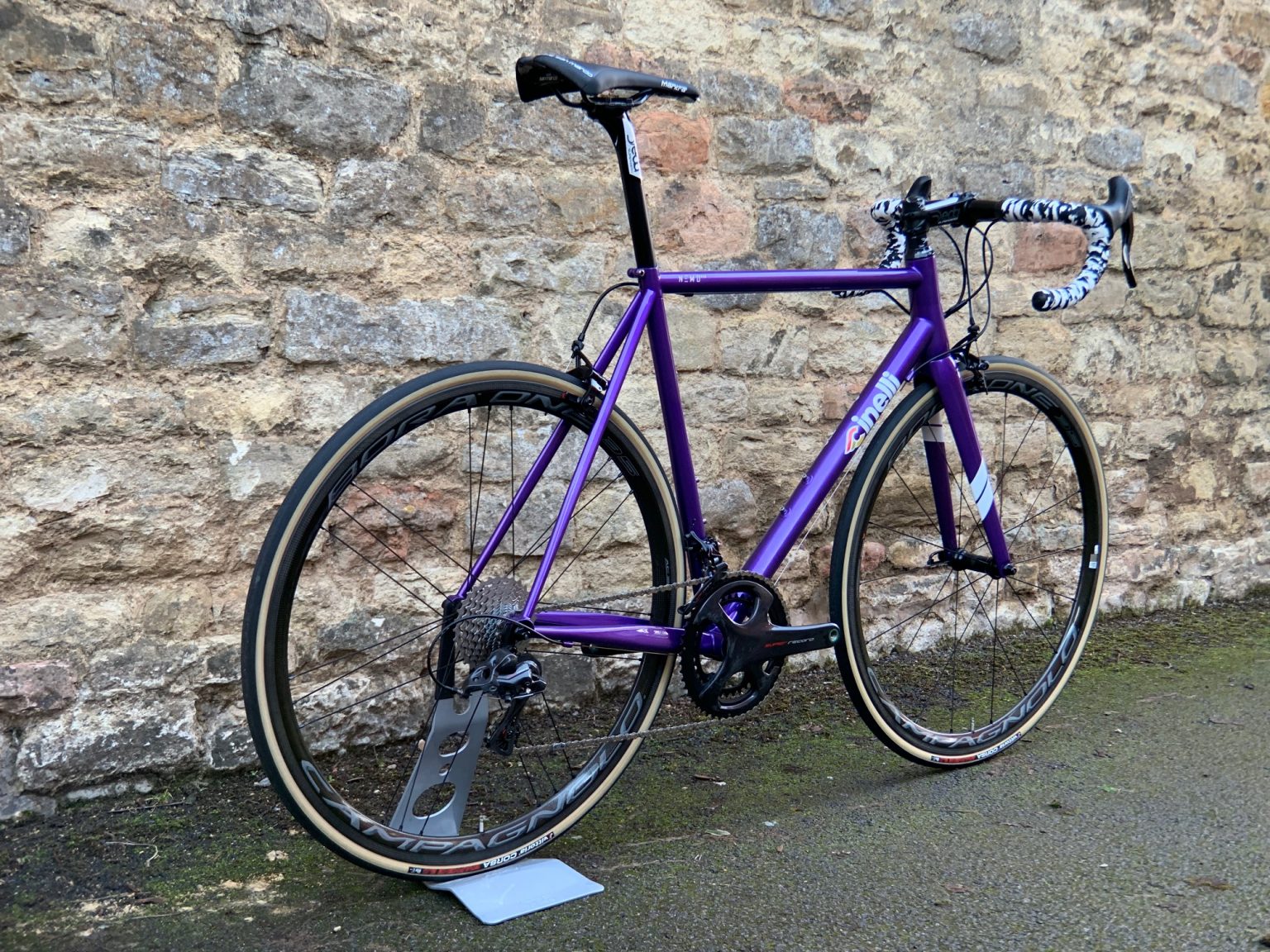 Cinelli Nemo Tig Super Record 12 speed (mechanical) w/ Bora One carbon ...