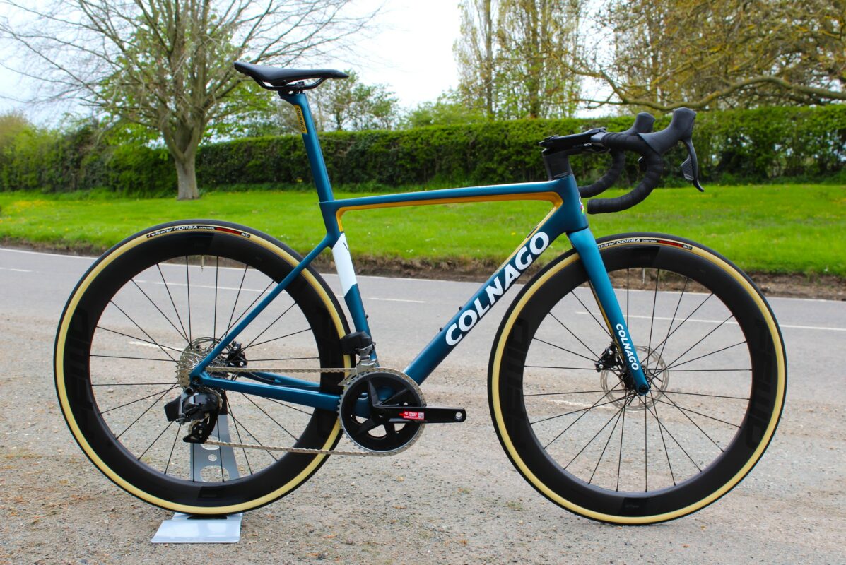 Colnago V3 Blue, White, Gold, Rival AXS with ROYT FFWD 55’s wheelset ...